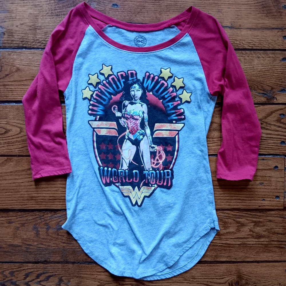 Dc Comics Original Wonder Woman World Tour Short Slee… - Gem
